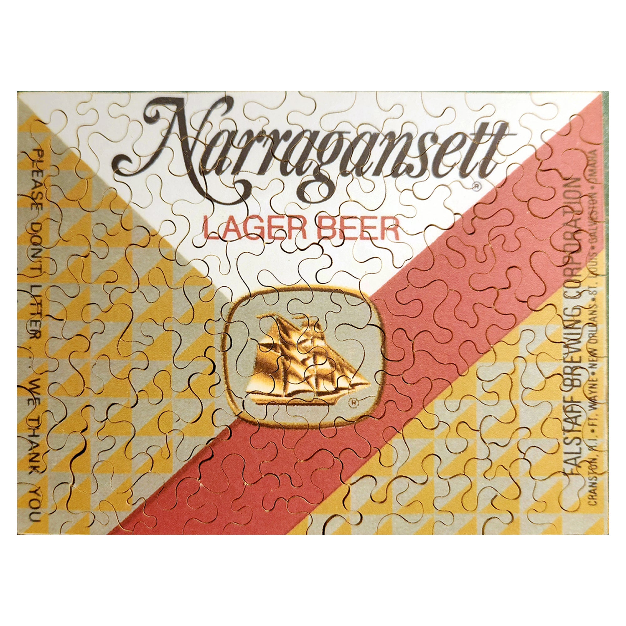 68-329 Narragansett Lager Beer – Riku Workshops